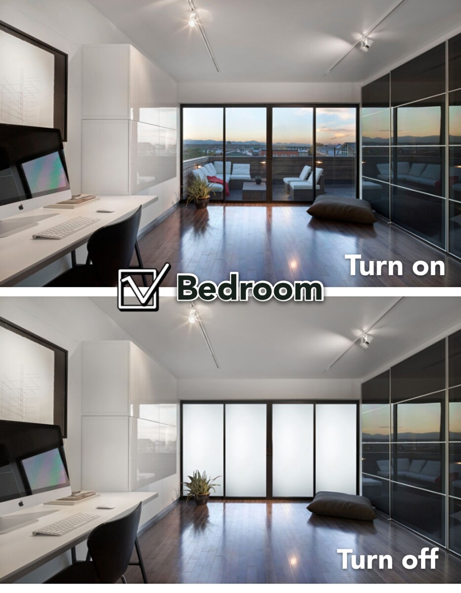 Switchable glass automatic door opener, electric smart privacy glass ...