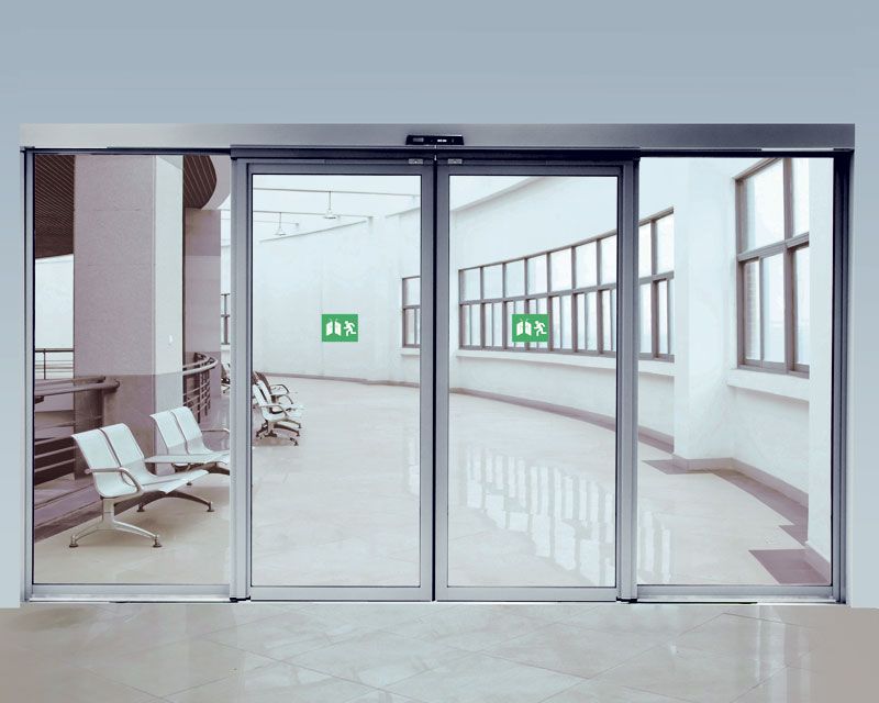 Double door Automatic sliding door opener system motor with microwave ...